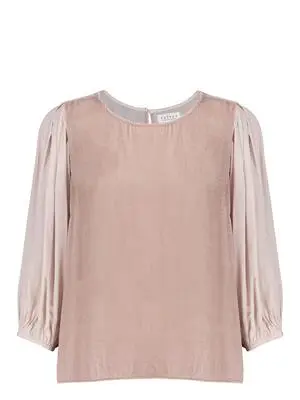 Velvet By Graham & Spencer Elise And Silk Blouse - Pink