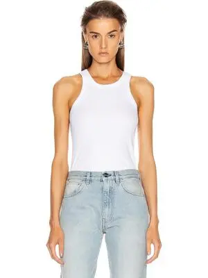 TOTEME Curved Rib Tank - White