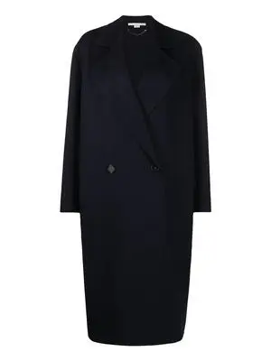 Stella McCartney Oversized Double-breasted Wool Coat - Blue