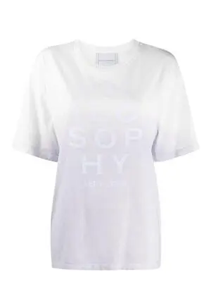 Philosophy Di Lorenzo Serafini Logo-print Ombré T-shirt - White