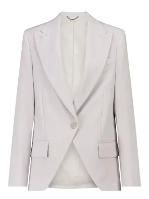 Stella McCartney Lindsey Wool Blazer - Grey