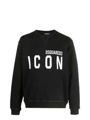 Dsquared2 Icon Crew Neck Sweatshirt Black