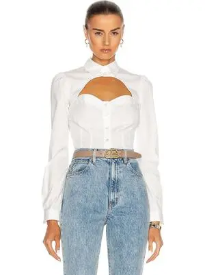 FLEUR DU MAL Bella Shirt - Ivory