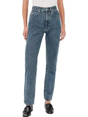 SLVRLAKE London High-rise Straight Leg Jeans - Born To Run