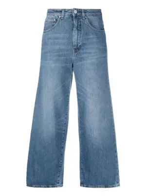 TOTÊME - TOTEME Cropped Wide-Leg Jeans