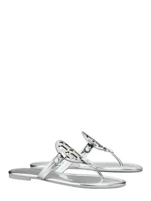 Tory Burch Miller Metallic Sandal - Platinum