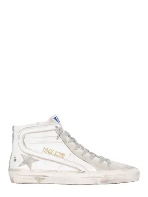 GOLDEN GOOSE Slide High-top Sneakers - White