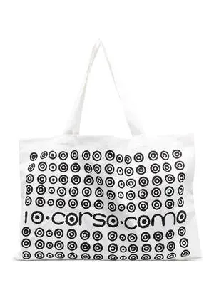 10 CORSO COMO Two-tone Tote Bag - White