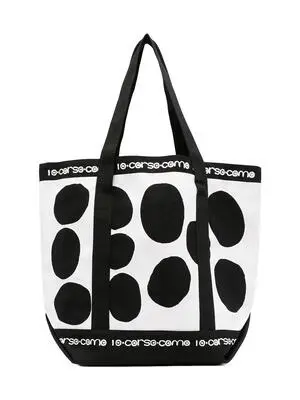 10 CORSO COMO Two-tone Tote Bag - Black