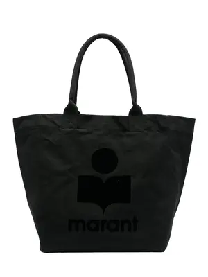 Isabel Marant Yenky Logo-print Tote Bag - Black