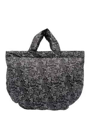 10 CORSO COMO Printed Tote Bag - Black