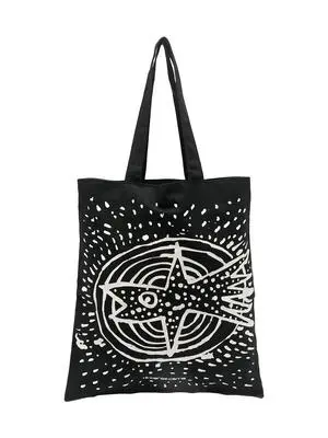 10 CORSO COMO Graphic Print Tote Bag - Black