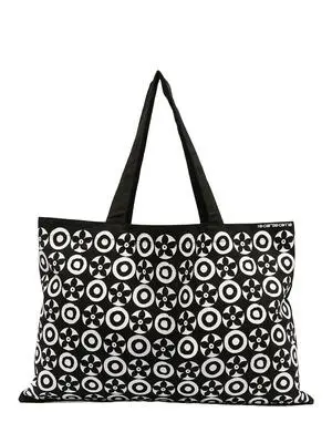 10 CORSO COMO Printed Canvas Tote Bag - Black