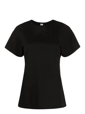 TOTEME Short-sleeve T-shirt - Black