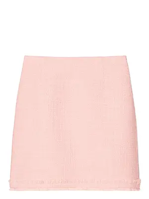 Tory Burch Tory Burch Tweed Mini Skirt Fondant Pink