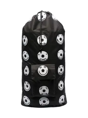 10 CORSO COMO Graphic Print Backpack - Black
