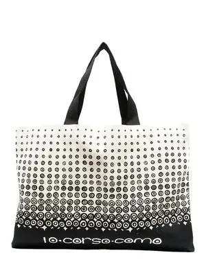 10 CORSO COMO Logo-print Tote Bag - Black