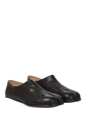 MAISON MARGIELA Tabi Leather Loafers Black