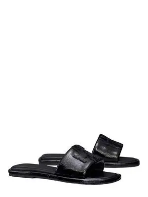 Tory Burch Double T Slide - Perfect Black