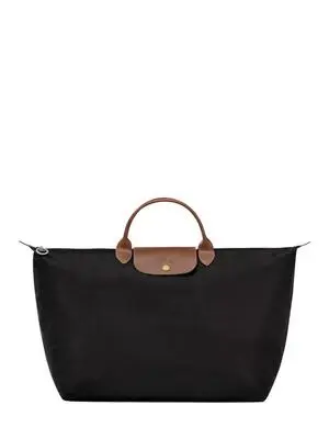 Longchamp Large Le Pliage Travel Bag - Black