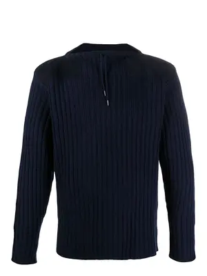 N.peal Ribbed Knit Sweater - Blue