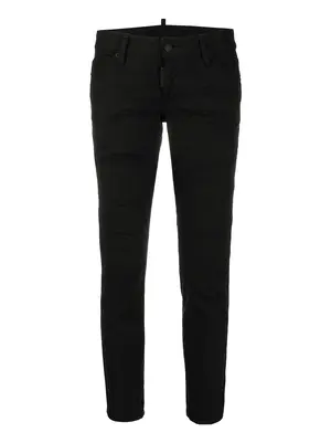 Dsquared2 Mid-rise Cropped Jeans - Black