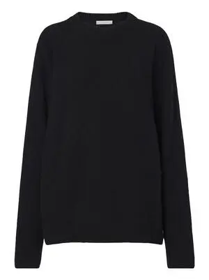 THE ROW Sibem Wool And Cashmere Crewneck Sweater - Black