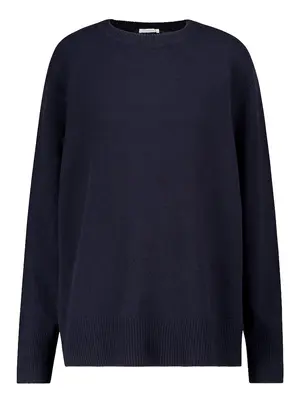 THE ROW Wool And Cashmere Crewneck Sweater - Blue