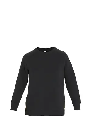 Varley Manning Raglan Pullover Sweatshirt - Black Rib