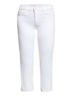 MOTHER The Insider Crop Step Fray Jeans - Fairest Of Them All