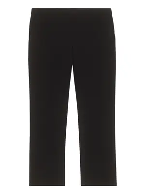 Theory Treeca Cropped Pull-on Pants - Black