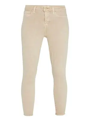 L'Agence Margot High-rise Skinny Ankle Jeans - Biscuit