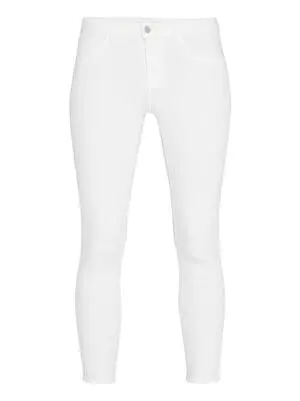 L'Agence L'Agence Margot High-Rise Skinny Ankle Jeans Blanc