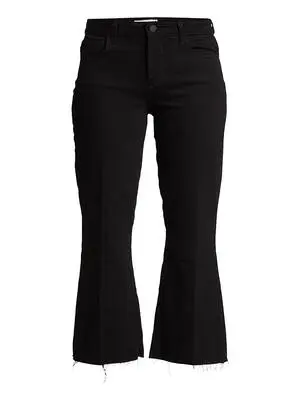 L'Agence Kendra High-rise Flare Jeans - Black
