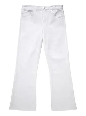 L'Agence Kendra High-rise Flare Jeans - Blanc