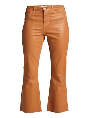L'Agence L'Agence Kendra High-Rise Flare Jeans Java Coate