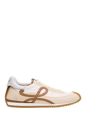 Loewe Flow Retro Runner Sneakers - Chocolate/almost Optic