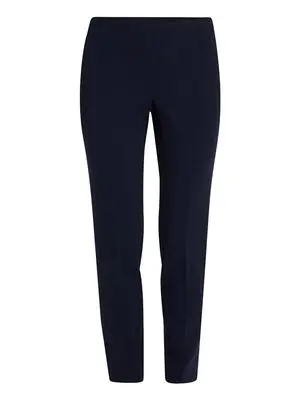 Akris Melissa Ankle-cut Slim Pants - Navy