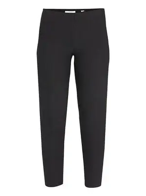 Vince Bobbi Mid-rise Stitch Front Seam Leggings - Black