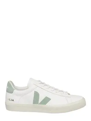VEJA CAMPO Leather Low-Top Sneakers White/matcha