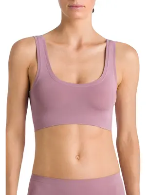 Hanro Touch Feeling Crop Top Dusty Cedar