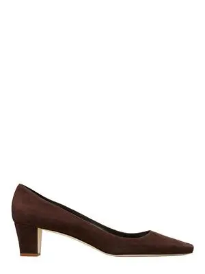 Manolo Blahnik Okkatopla Suede Pumps - Brown