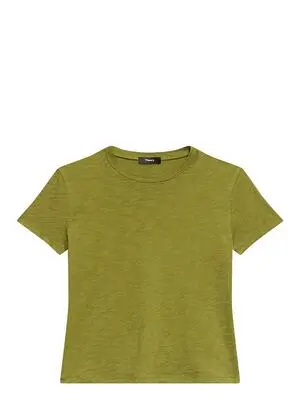 Theory Theory Tiny Tee 2 Organic Cotton Top Avocado