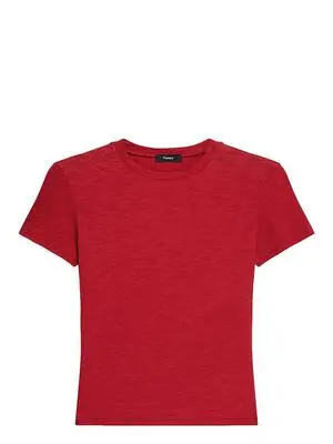 Theory Theory Tiny Tee 2 Organic Cotton Top Cherry