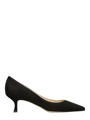 Manolo Blahnik Srila Suede Pump - Black