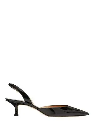 Manolo Blahnik Carolyne Slingback Pumps - Black