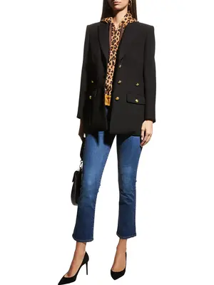 Veronica Beard Veronica Beard Knit Hoodie Dickey Brown Multi