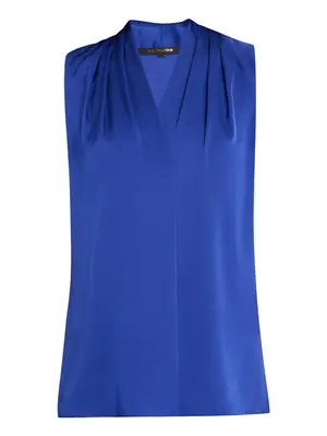 Kobi Halperin Kobi Halperin Mila Sleeveless Silk-Stretch Top Twilight