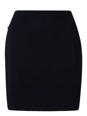 Akris Stretch-jersey Above-knee Skirt - Black