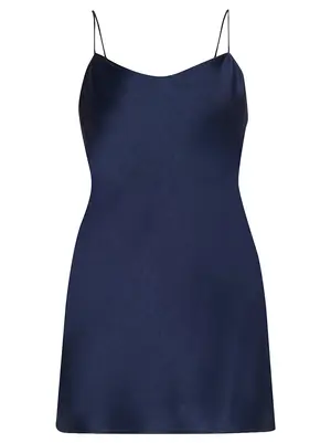 Alice + Olivia Alice + Olivia Harmony Mini Slip Dress Navy